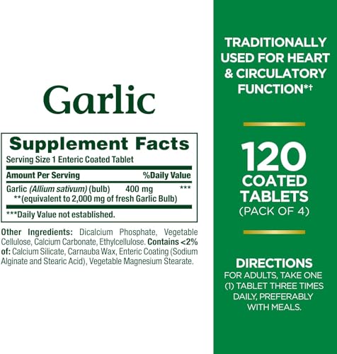 high potency garlic for vitality