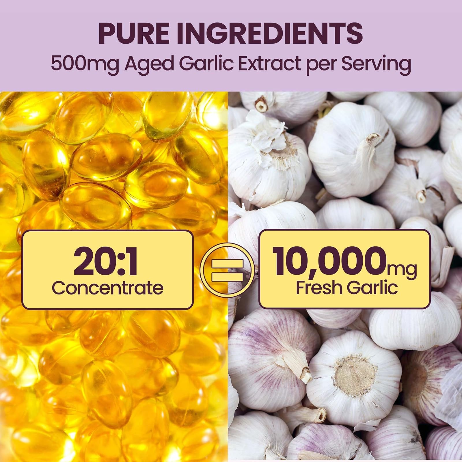 high potency garlic softgels
