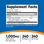 High potency garlic supplement 1000 mg