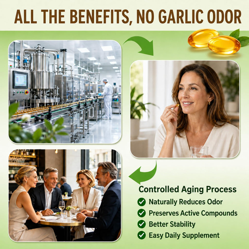 High potency garlic supplement capsules