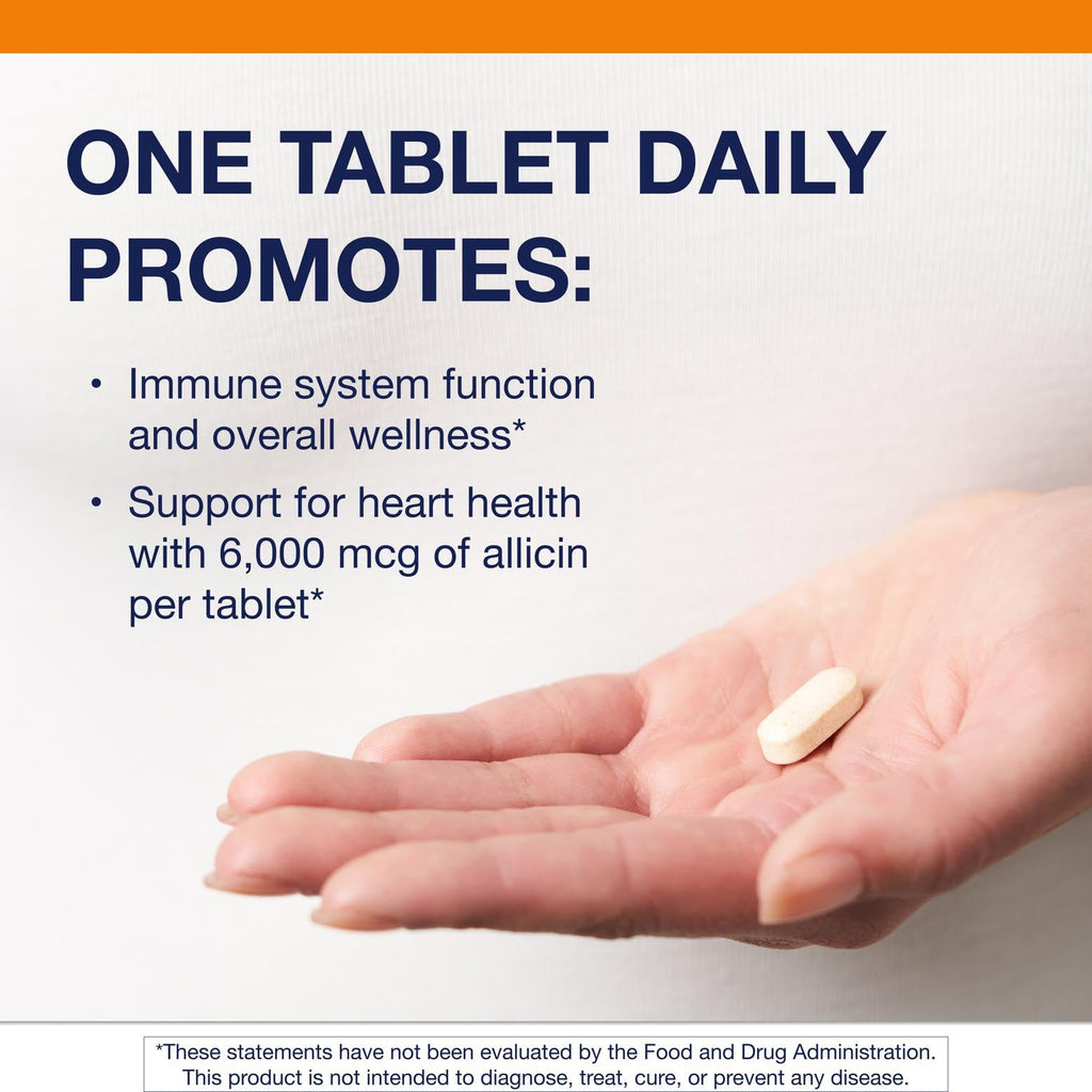 High potency garlic tablets for health