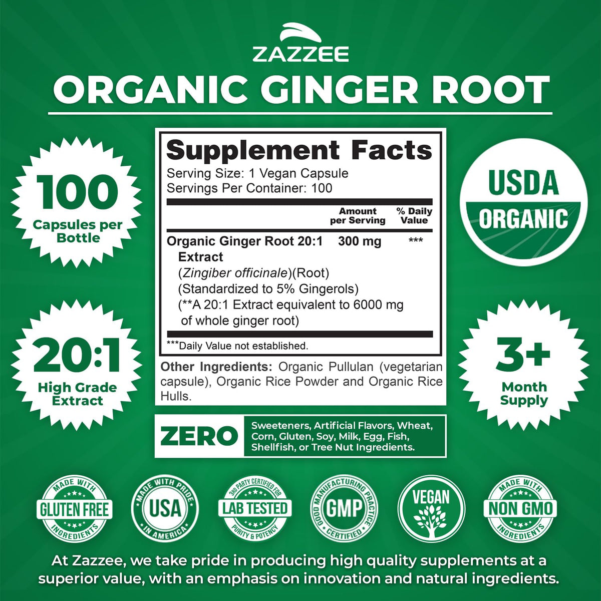 high potency ginger extract