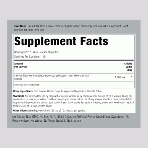High potency ginseng for wellness