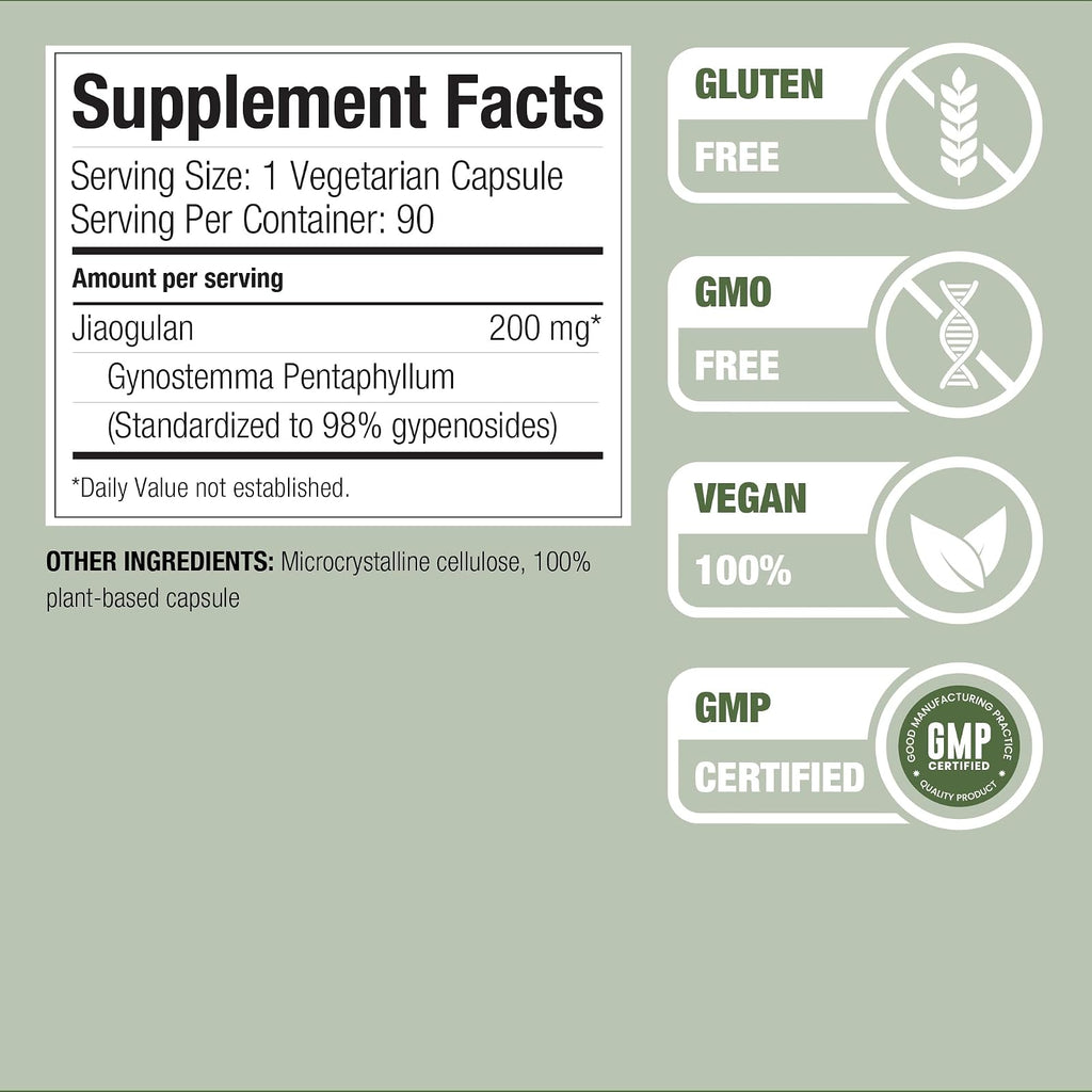 High potency ginseng supplement capsules