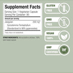 High potency ginseng supplement capsules