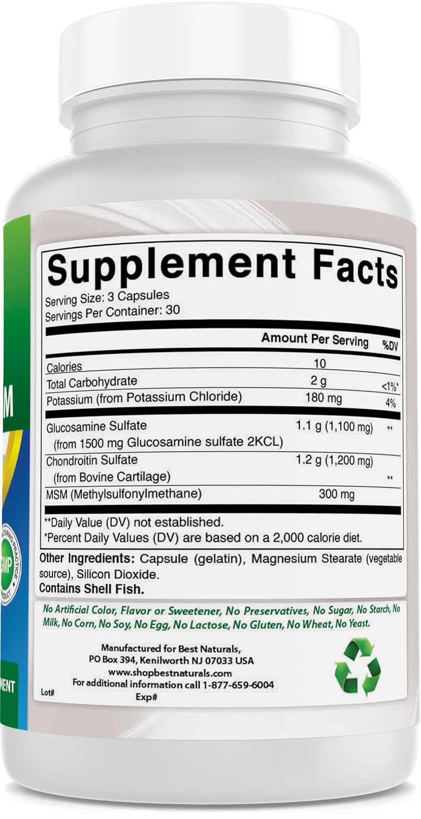 high potency glucosamine supplement