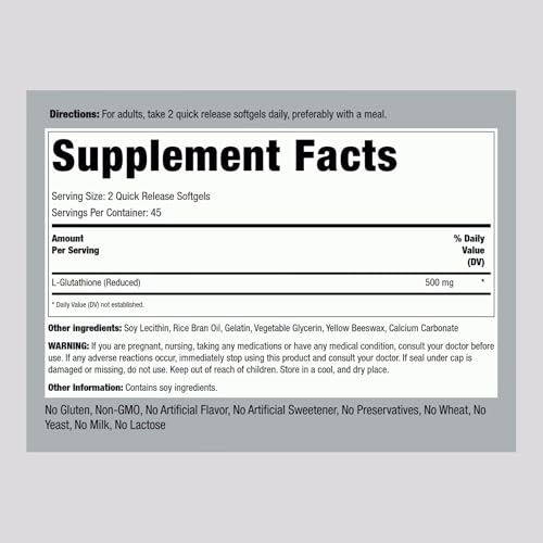 High potency glutathione formula