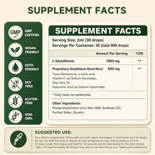High potency glutathione supplement