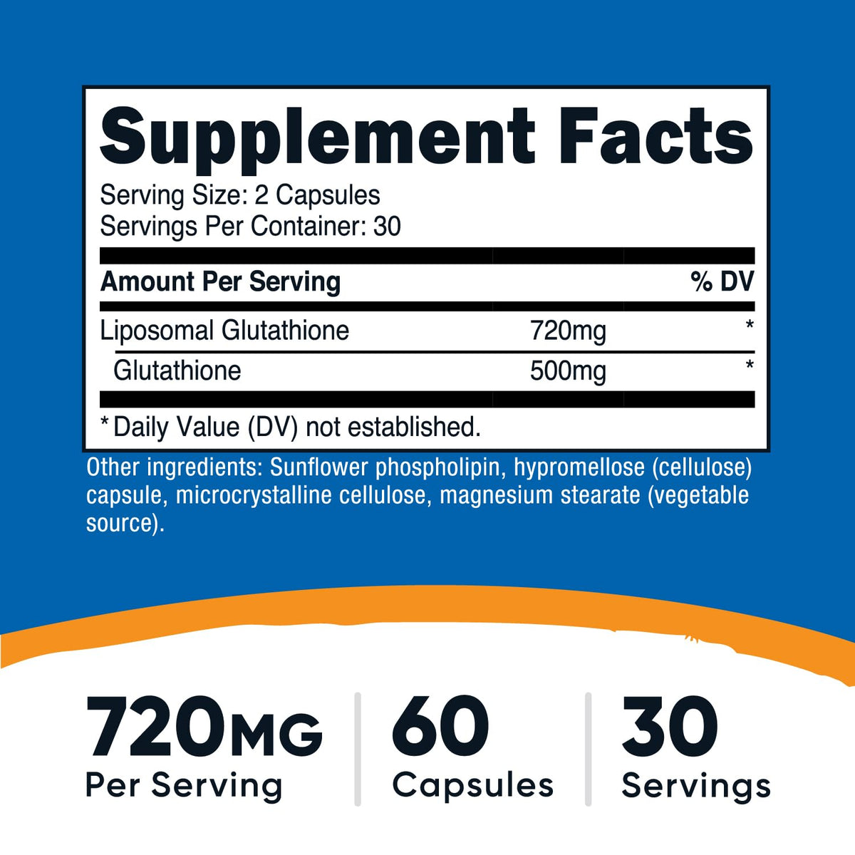 High potency glutathione supplement