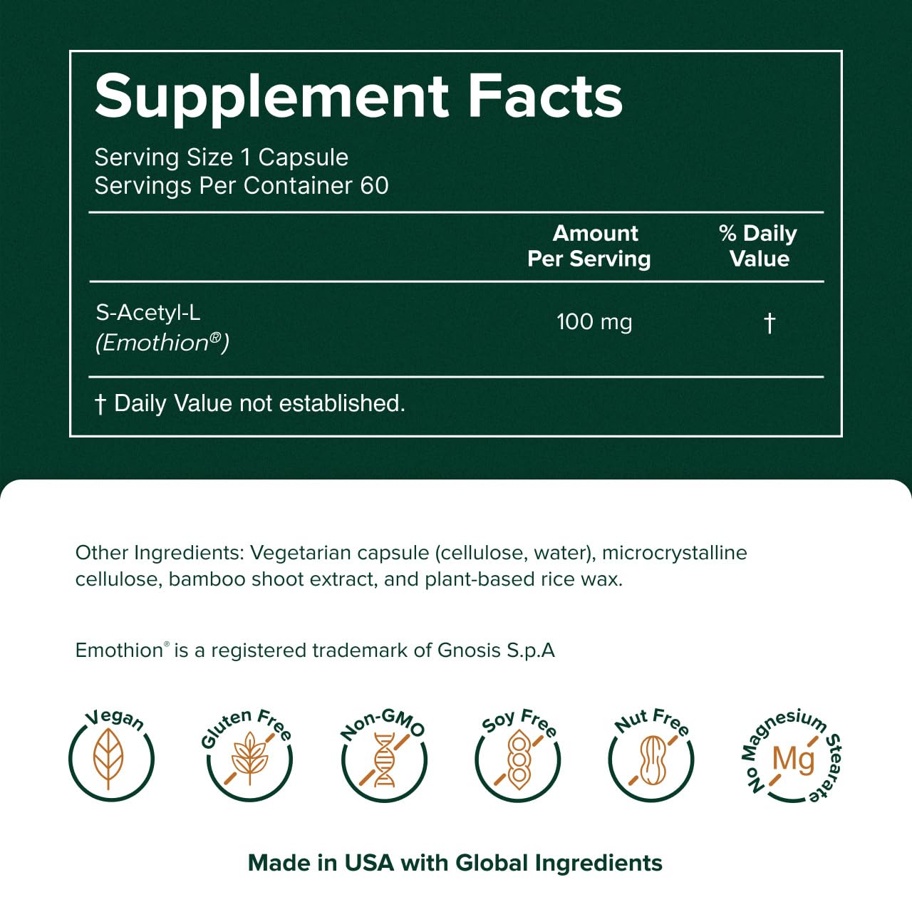 High potency glutathione supplement