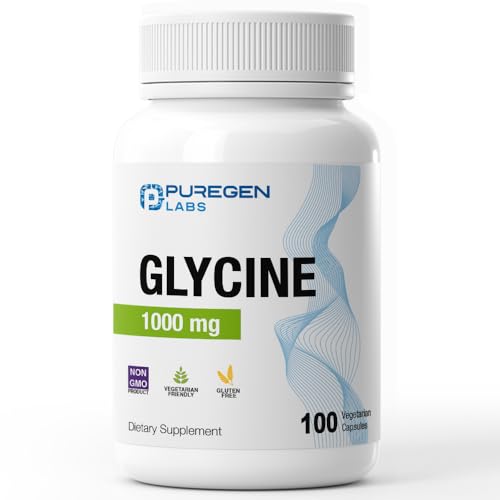 High potency glycine capsules for relaxation