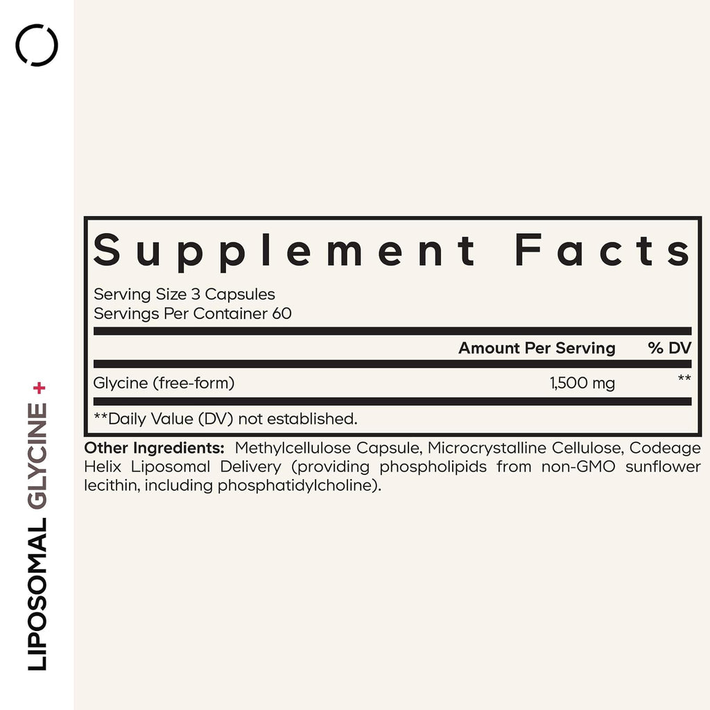 High potency glycine supplement