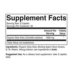 High potency Gotu Kola 1500 mg
