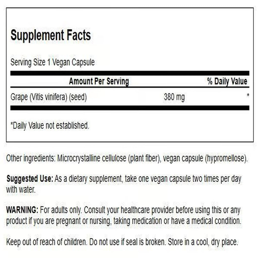 high potency grape seed capsules