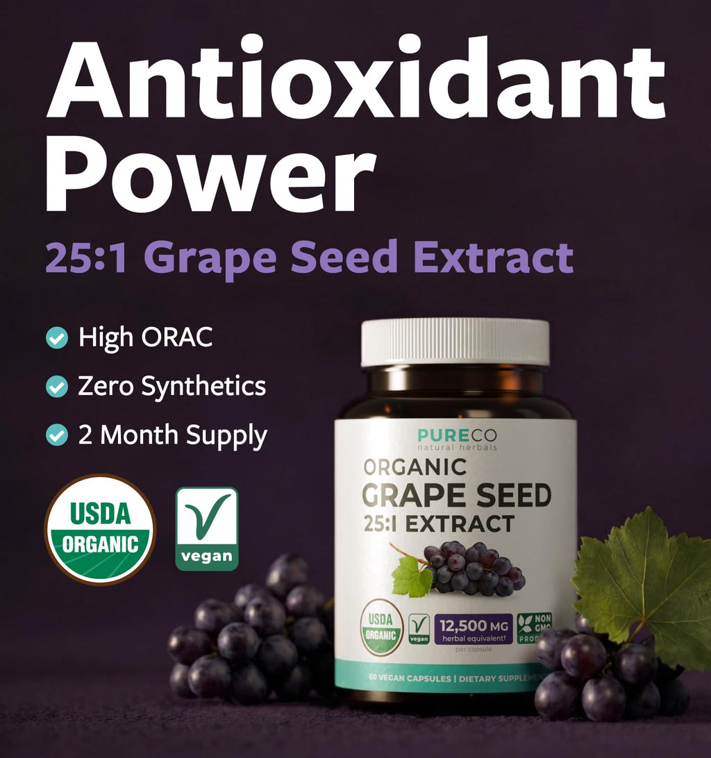 high potency Grape Seed Extract capsules
