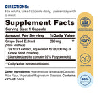high potency grape seed extract