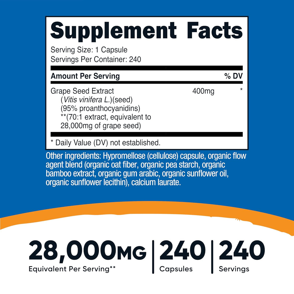 high potency grape seed extract