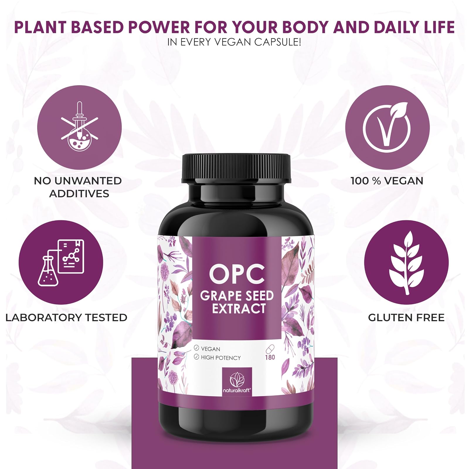 high potency grape seed supplement