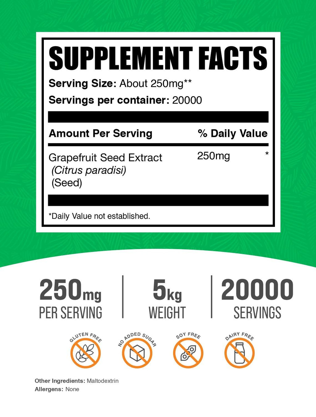 High potency grapefruit seed extract