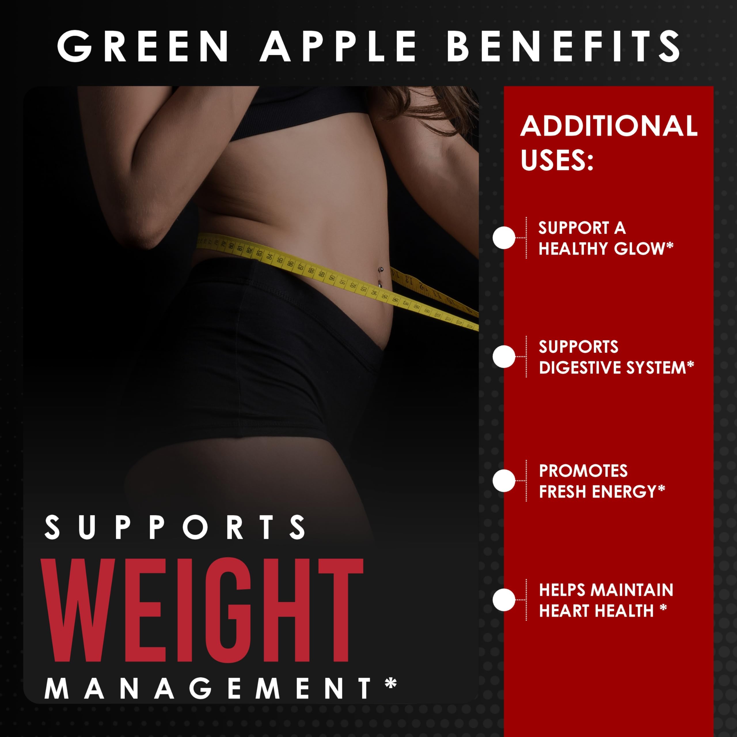 High potency green apple extract