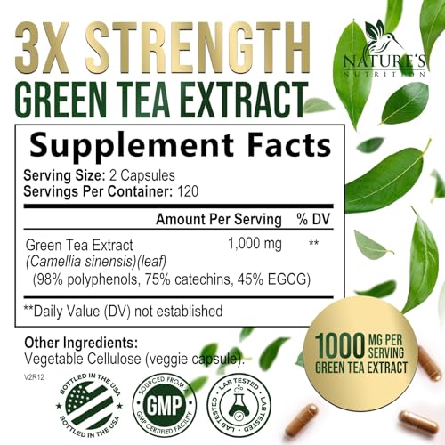high potency green tea extract capsules