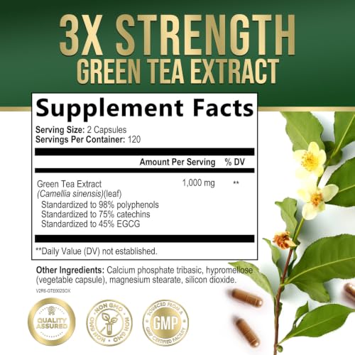 high potency green tea extract capsules