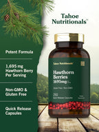 High potency hawthorn extract 1695 mg