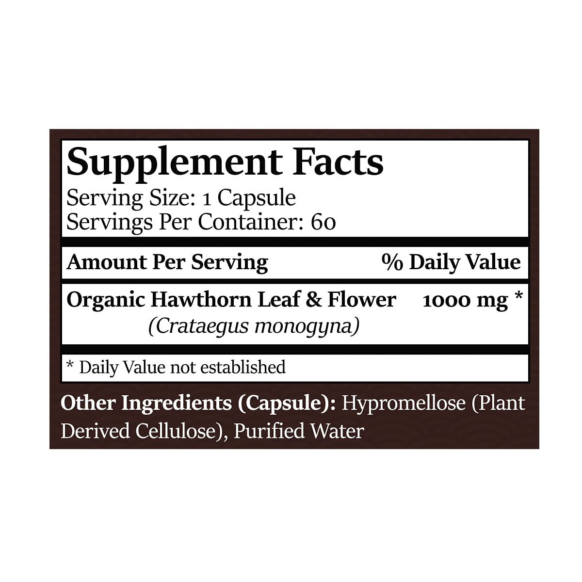 high potency hawthorn for heart vitality