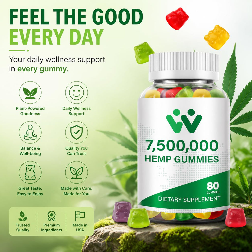 high potency hemp gummies for health