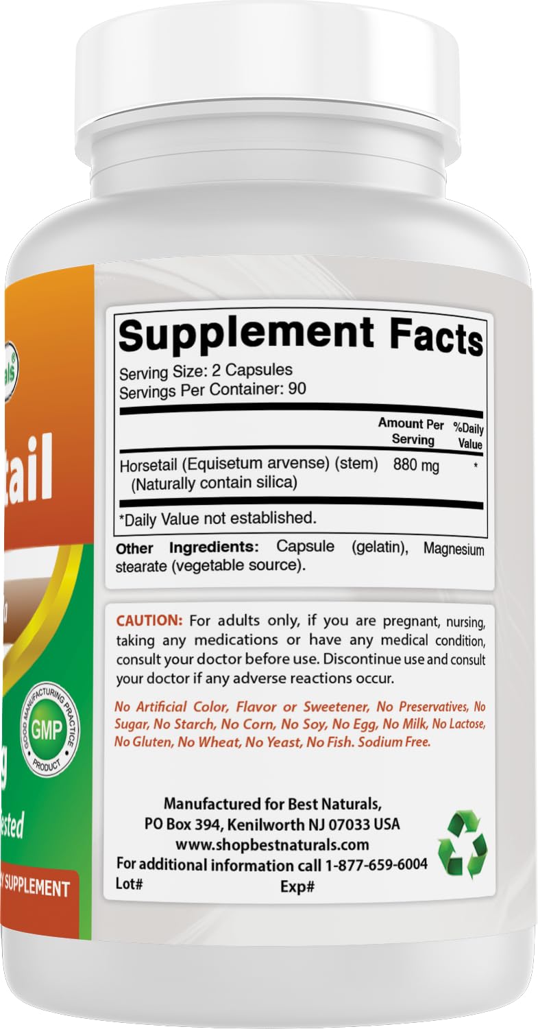 High potency horsetail capsules 440 mg