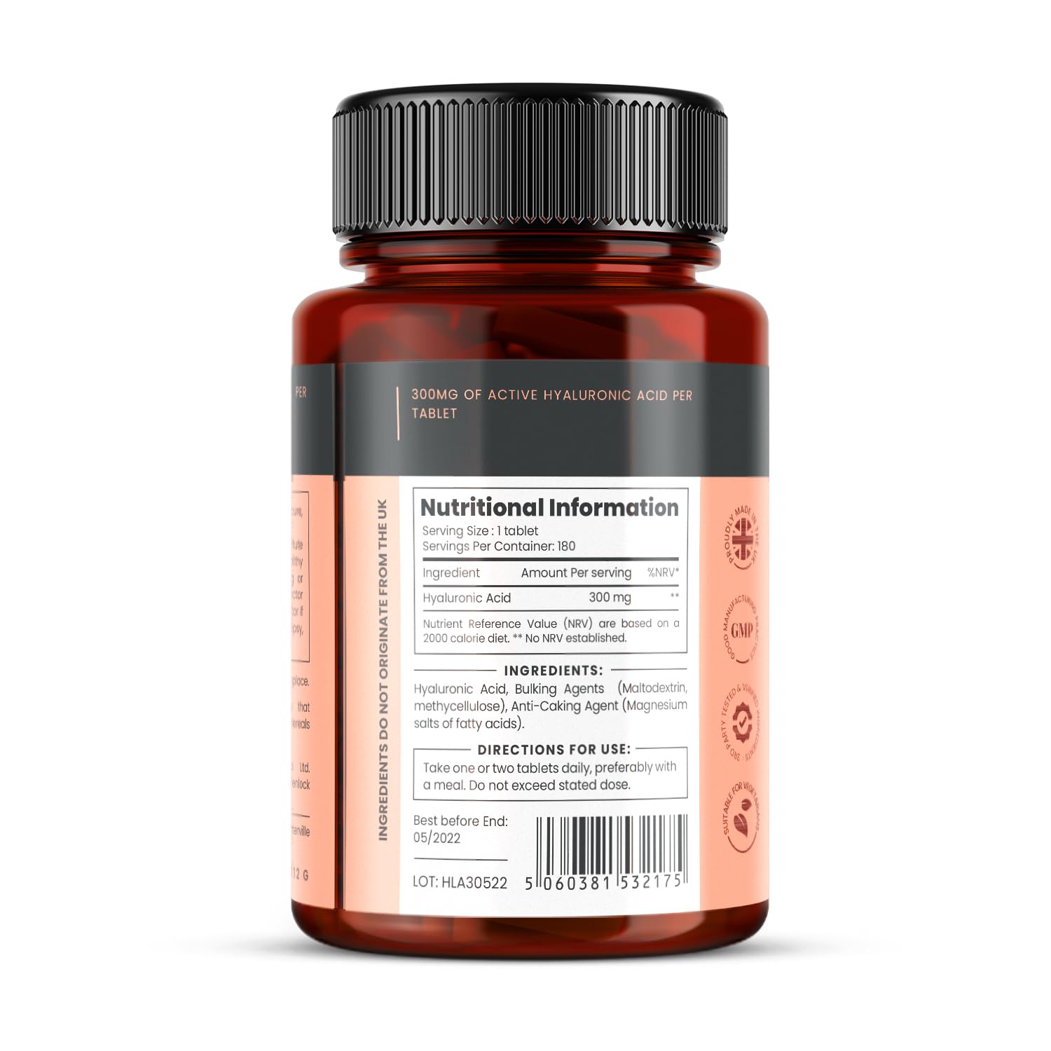 high potency hyaluronic acid capsules