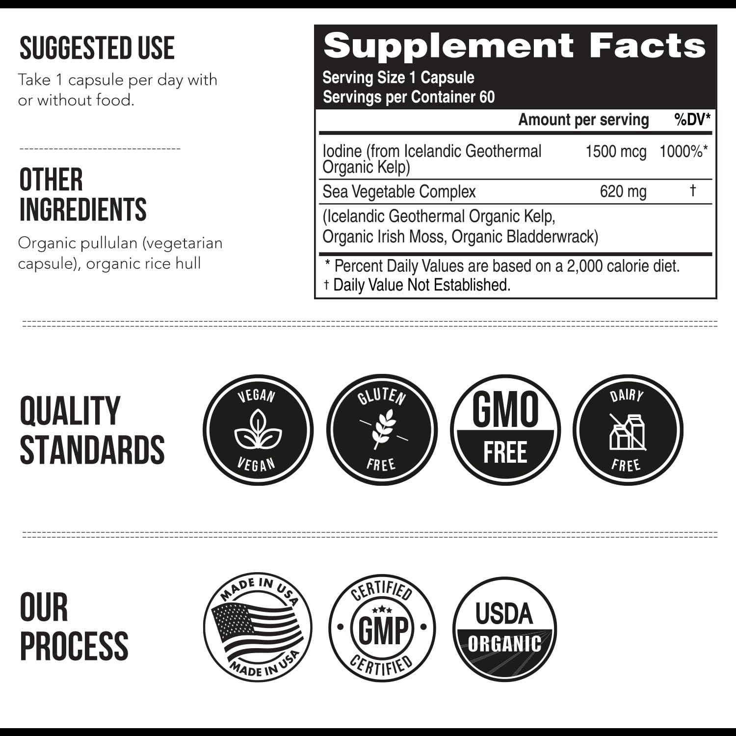High potency iodine for metabolic function
