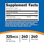 high potency iodine source tablets