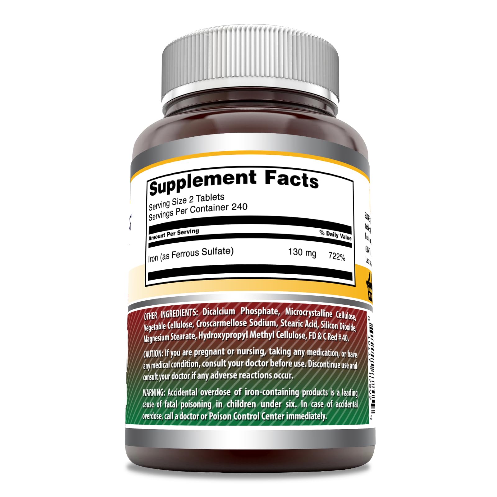 High potency Iron 130 mg tablets