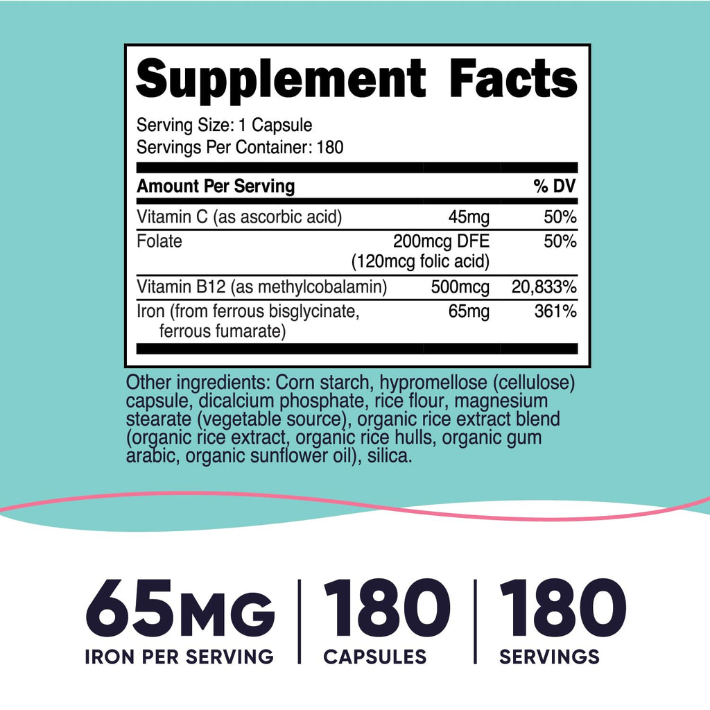 high potency iron bisglycinate capsules