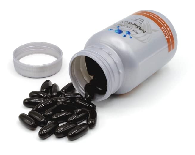 High potency iron bisglycinate capsules