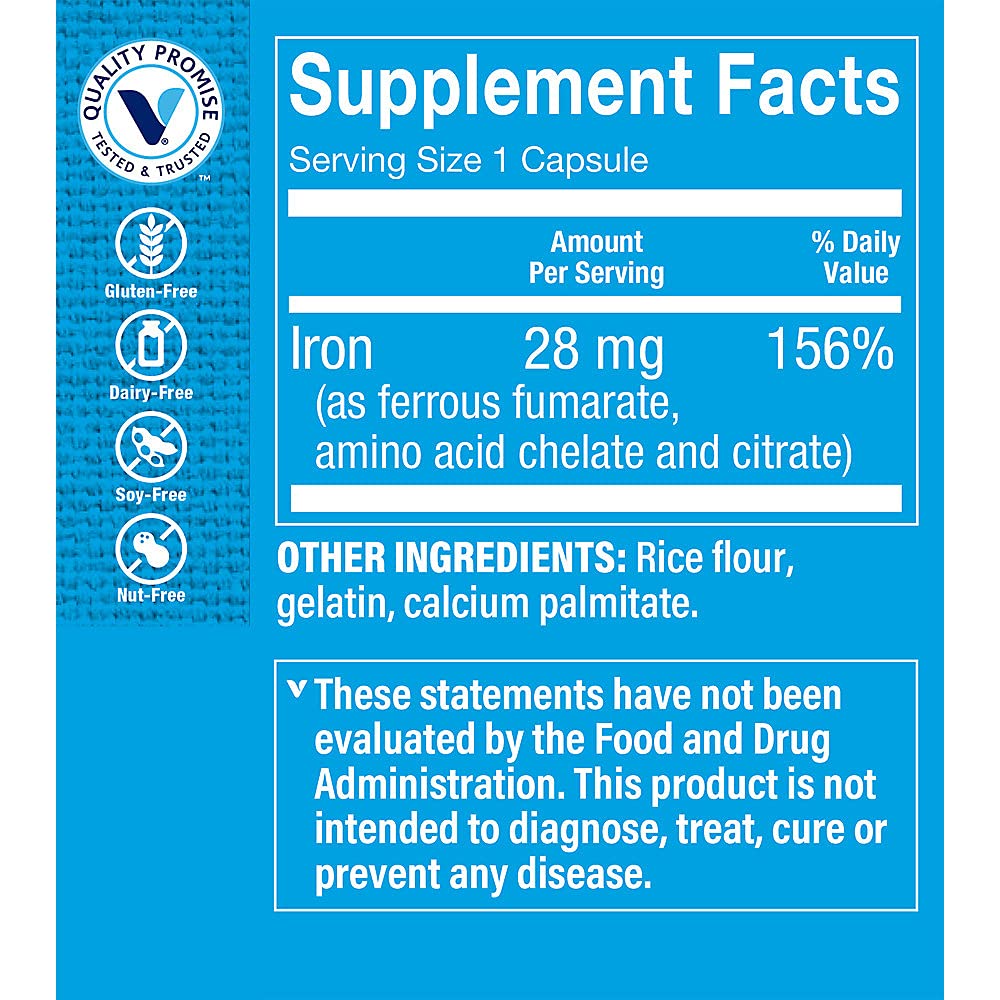 high potency iron bisglycinate formula