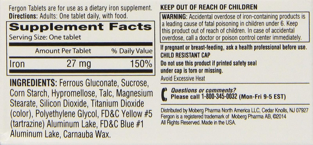 high potency iron bisglycinate tablets