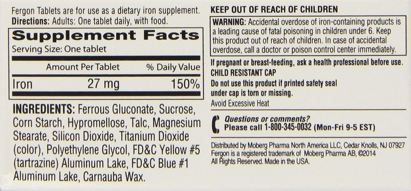 high potency iron bisglycinate tablets