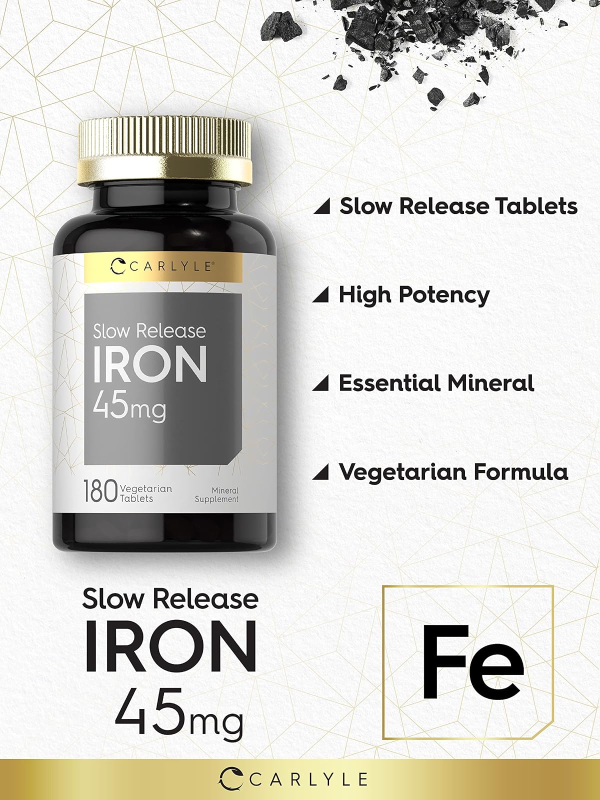 High potency iron bisglycinate