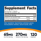 high potency iron capsules for energy
