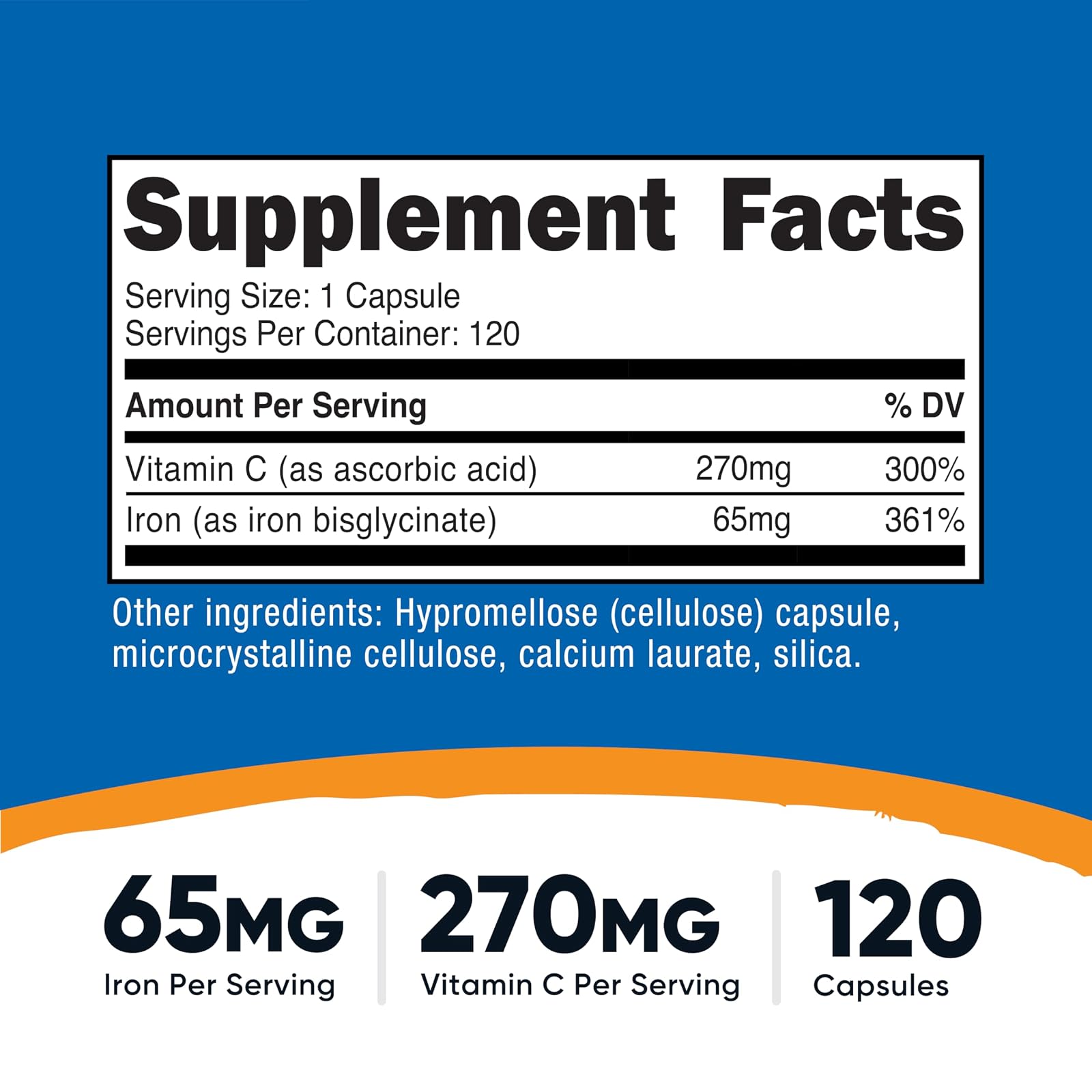 high potency iron capsules for energy