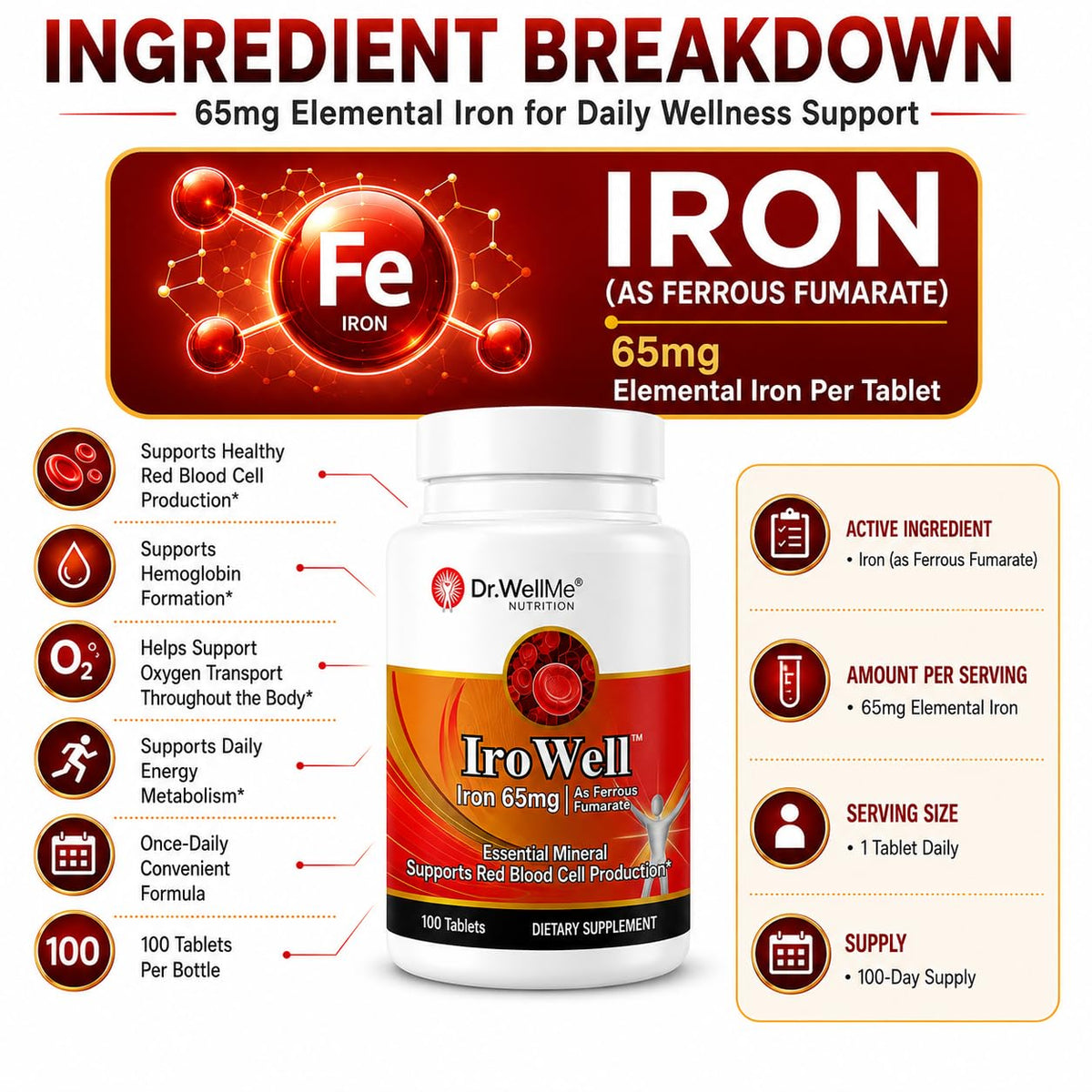 high potency iron for energy
