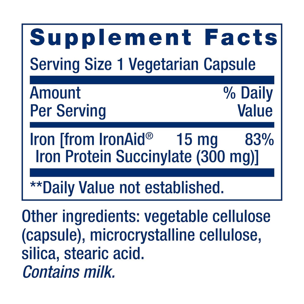 high potency iron protein capsules
