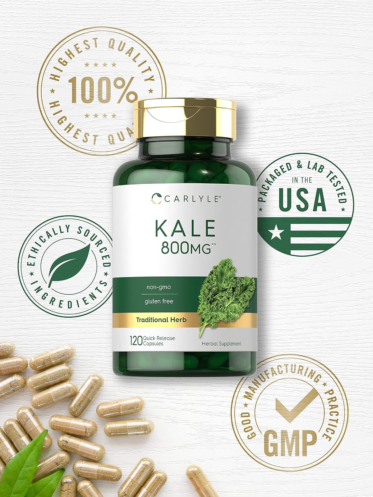 high potency kale extract capsules