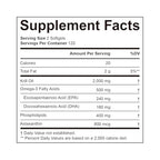 High potency krill oil softgels