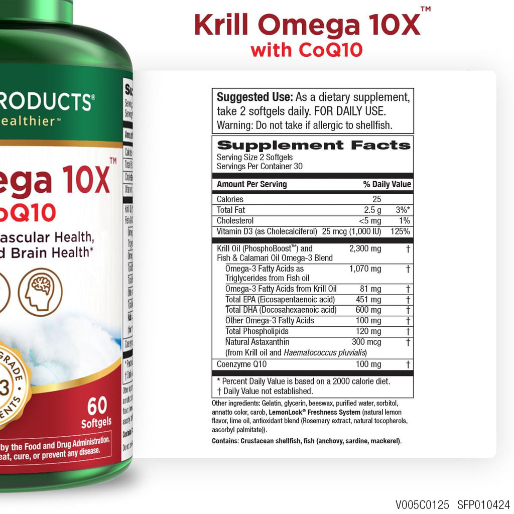 high potency krill oil softgels