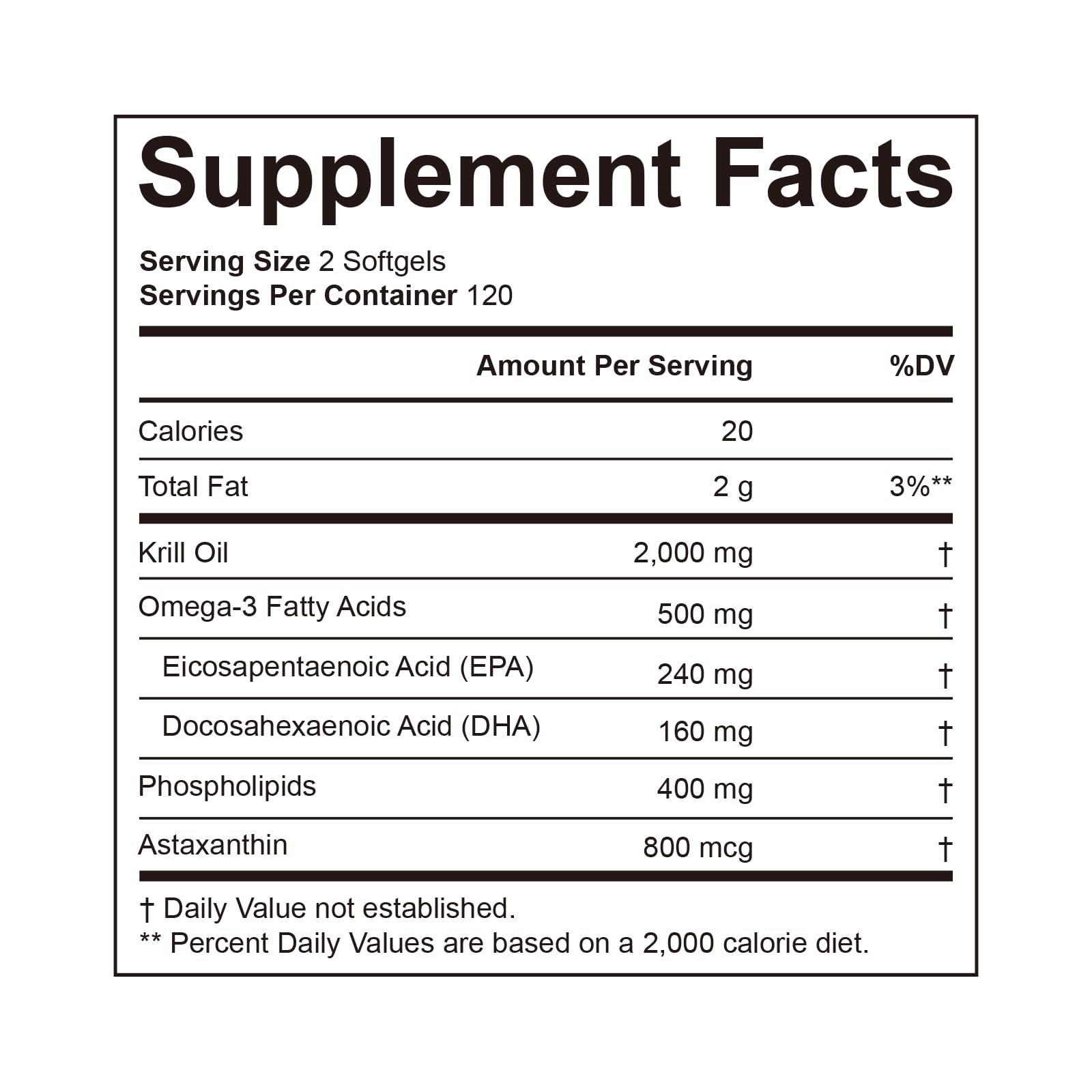 high potency krill oil softgels