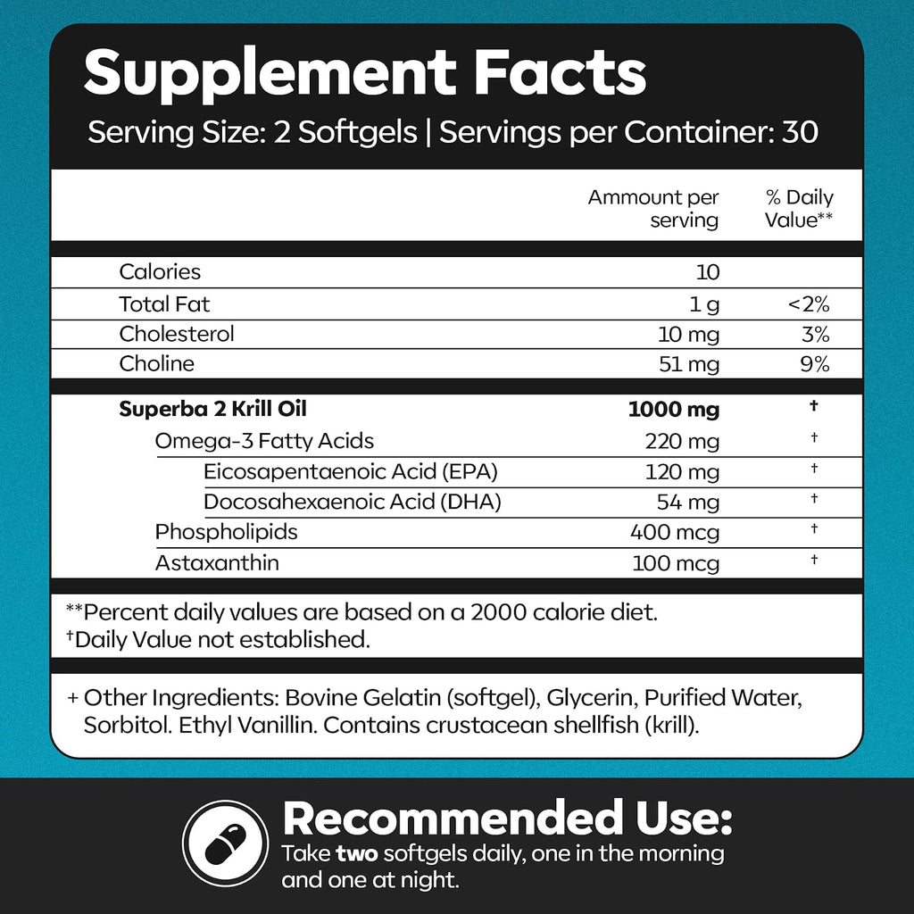 high potency krill oil supplement