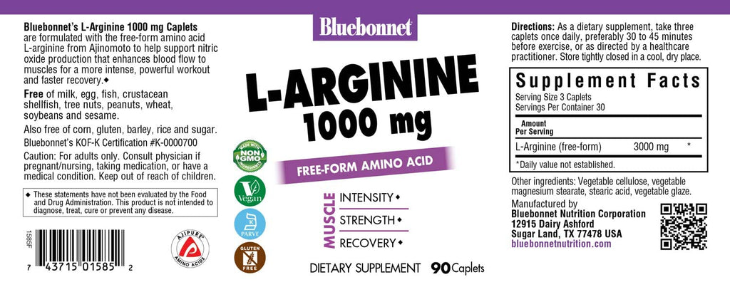 High potency L-Arginine for wellness